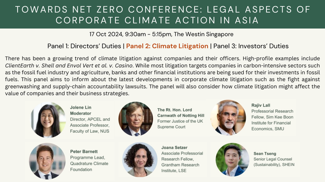 Towards Net Zero Conference: Legal Aspects of Corporate Climate Action ...