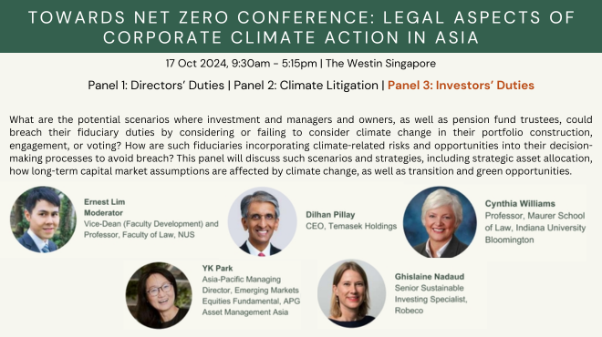 Towards Net Zero Conference: Legal Aspects of Corporate Climate Action ...