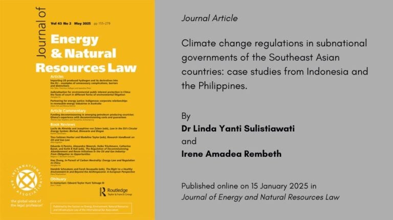 [Journal Article] Climate Change Regulation in Subnational governments ...