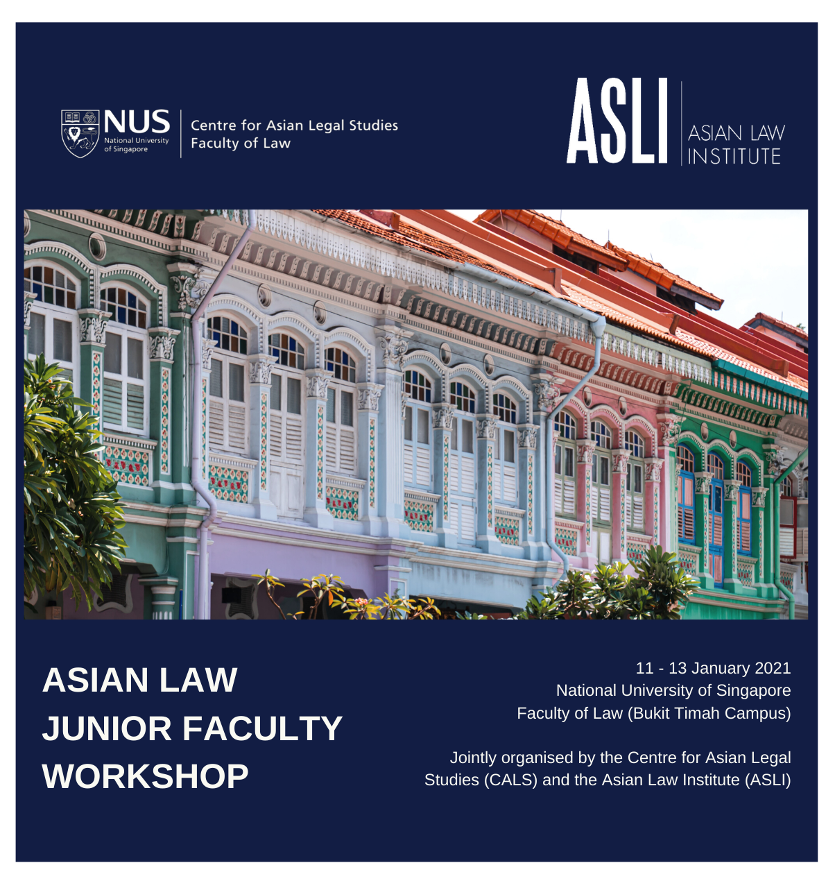 [CALS-ASLI] Asian Law Junior Faculty Workshop (AsLJFW) 2021 - Centre ...