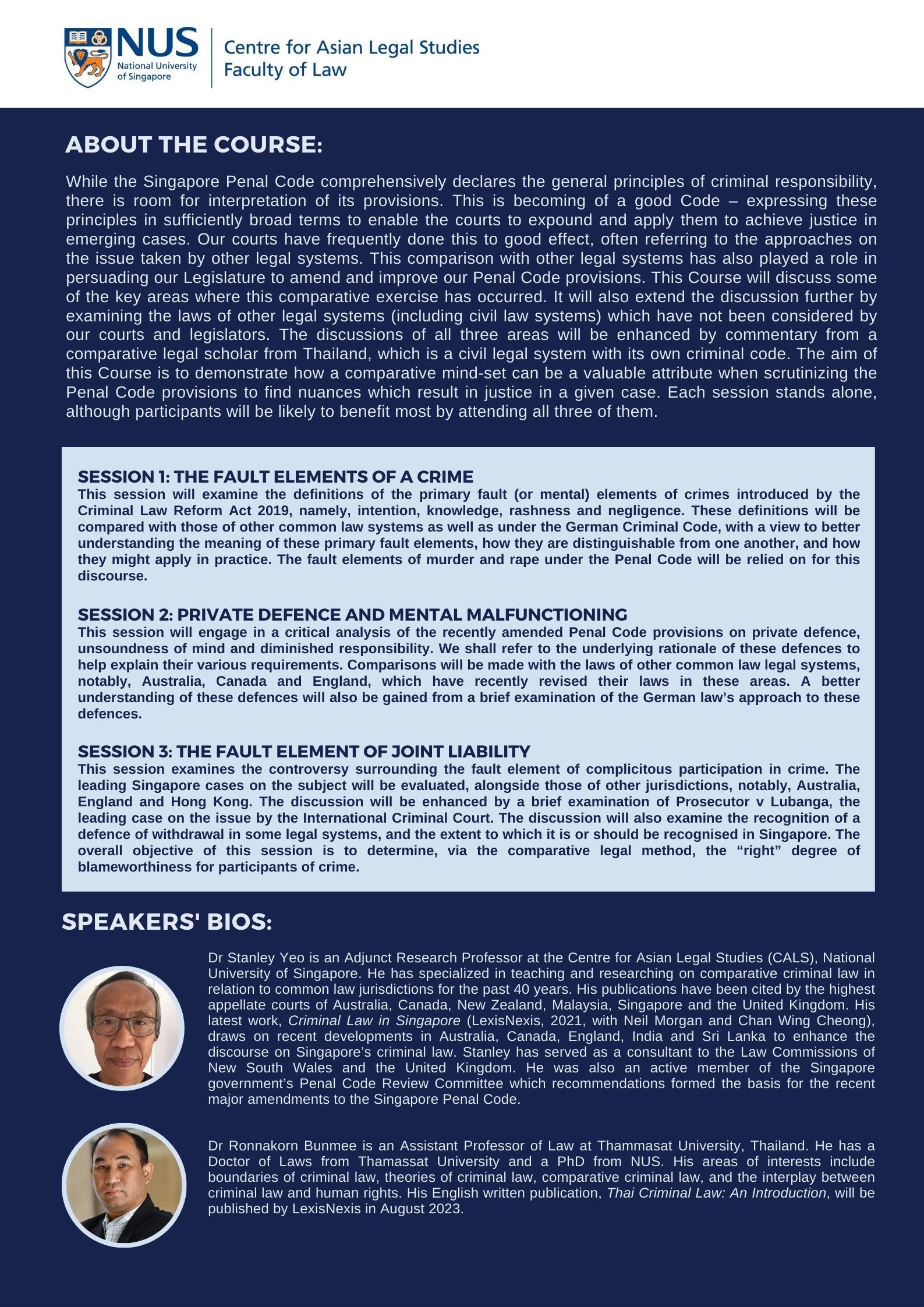 [CALS] ALIAS - Comparative Dimensions of Criminal Law - Centre for ...