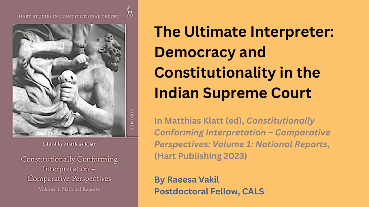 [Book Chapter] The Ultimate Interpreter: Democracy and ...