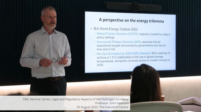 CML Seminar Series: Legal and Regulatory Aspects of the Hydrogen ...