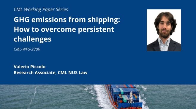 CML Working Paper: GHG Emissions From Shipping: How to Overcome ...