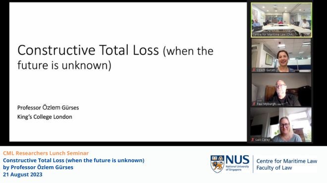 CML Researchers Seminar: Constructive Total Loss When the Future is ...