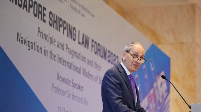6th Singapore Shipping Law Forum 2023 with Sir Bernard Rix - Centre for ...
