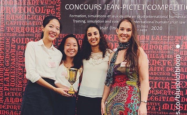 NUS Law wins the 34th Jean-Pictet Humanitarian Law Competition 2020 ...
