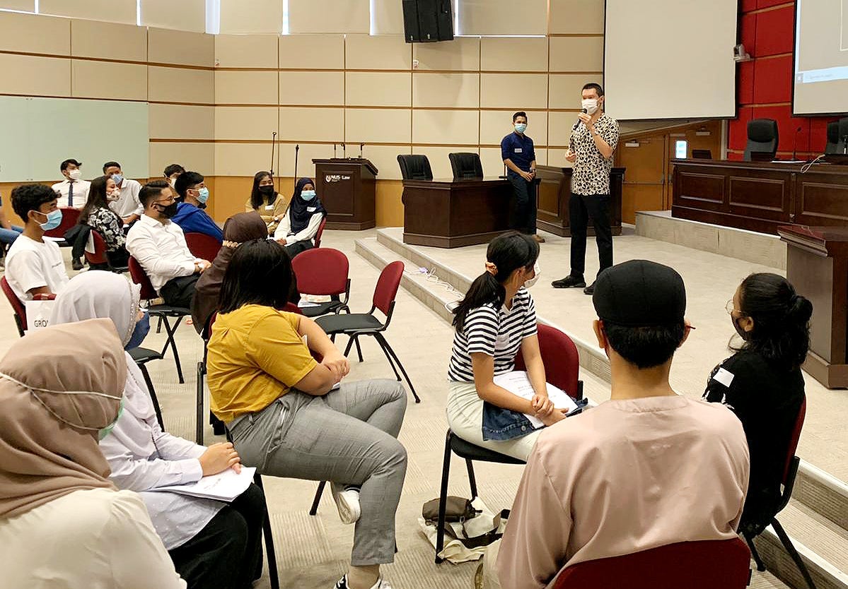 "Being a Legal Eagle" Mendaki Club Workshop - NUS Law