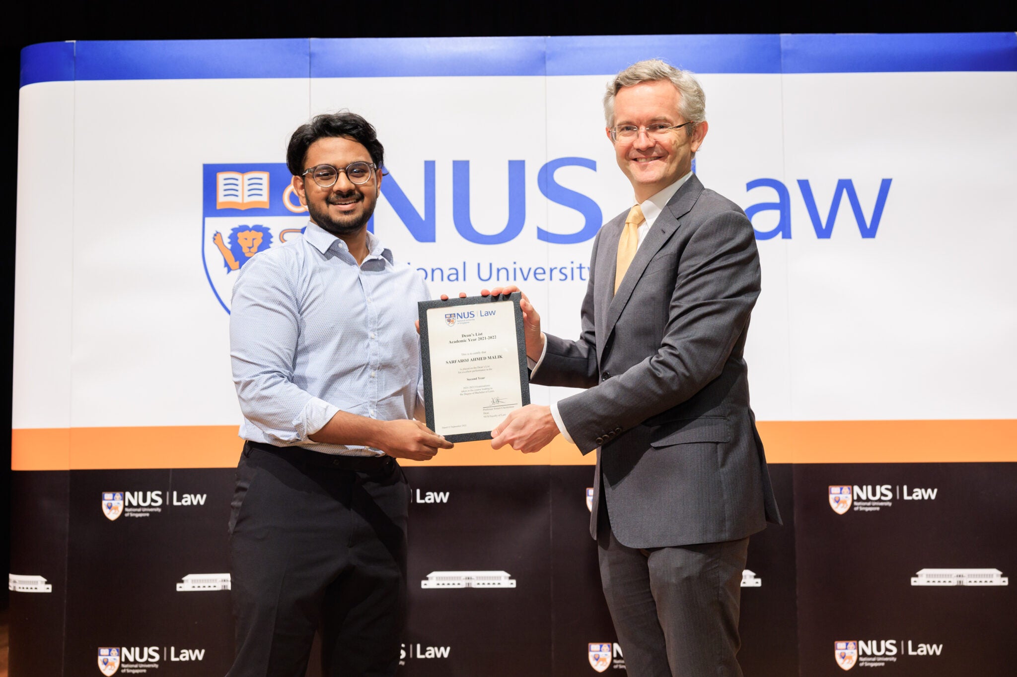 Dean’s List & Awards Ceremony 2022 - NUS Law