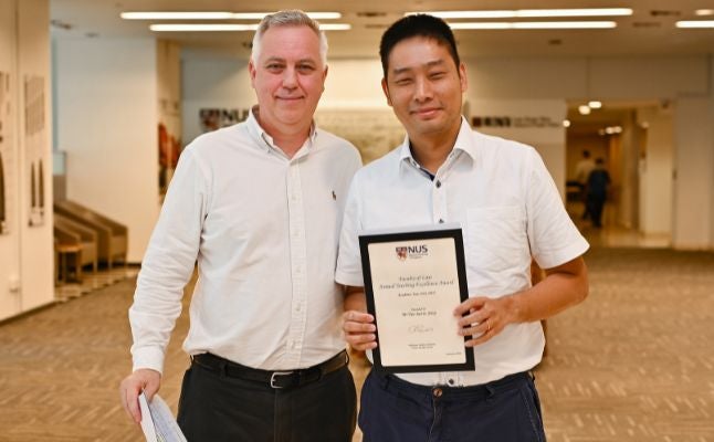 2022 Faculty Annual Teaching Excellence Awards - NUS Law