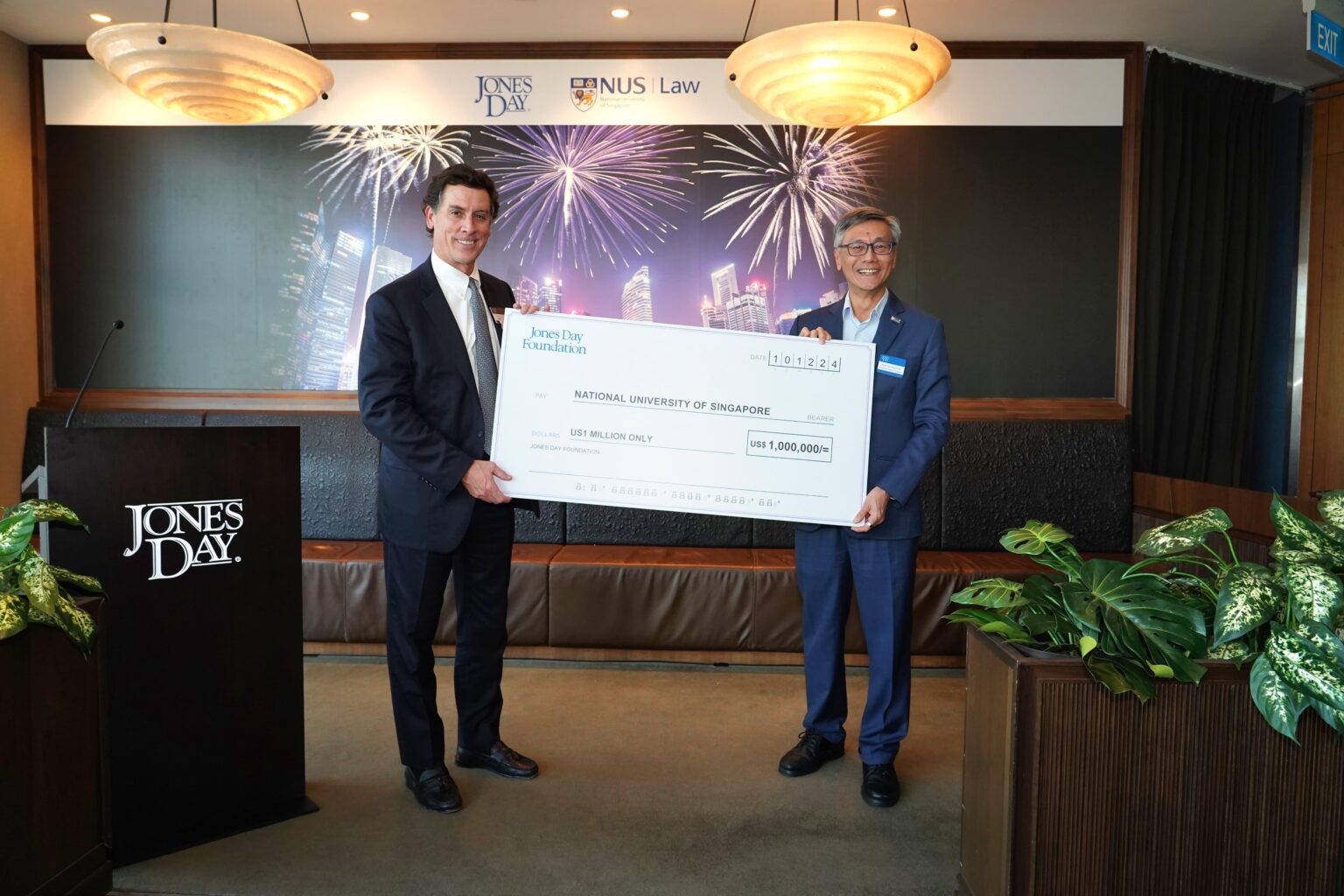 NUS Law announces the Stephen Brogan–Jones Day Legal Fellowship on the ...