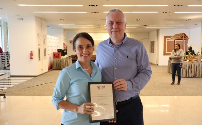 2024 Faculty Annual Teaching Excellence Awards - NUS Law