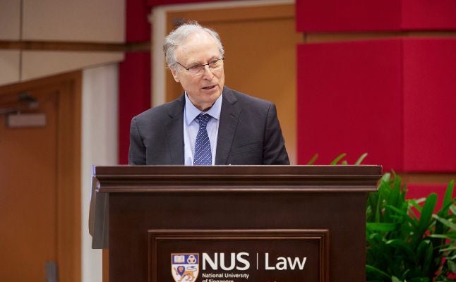 Professor David Engel delivers Faculty Distinguished Lecture - NUS Law