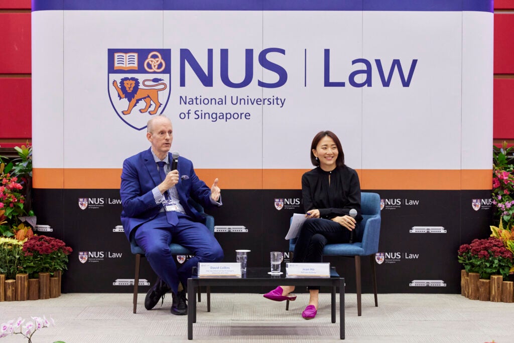 Professor David Collins delivers Kwa Geok Choo Distinguished Visitors ...